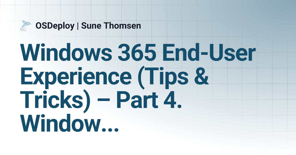 Windows 365 End User Experience Tips And Tricks Part 4 Windows 365 App And Cloud Pc Reporting